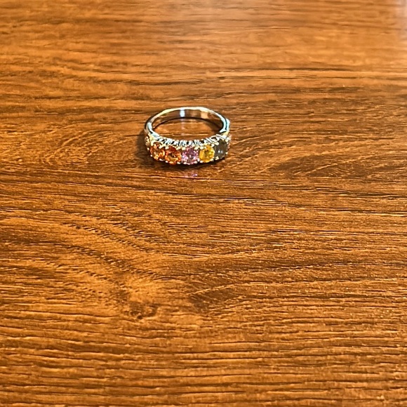 Jewelry | Sterling Silver Multi Color Gemstone Ring | Poshmark